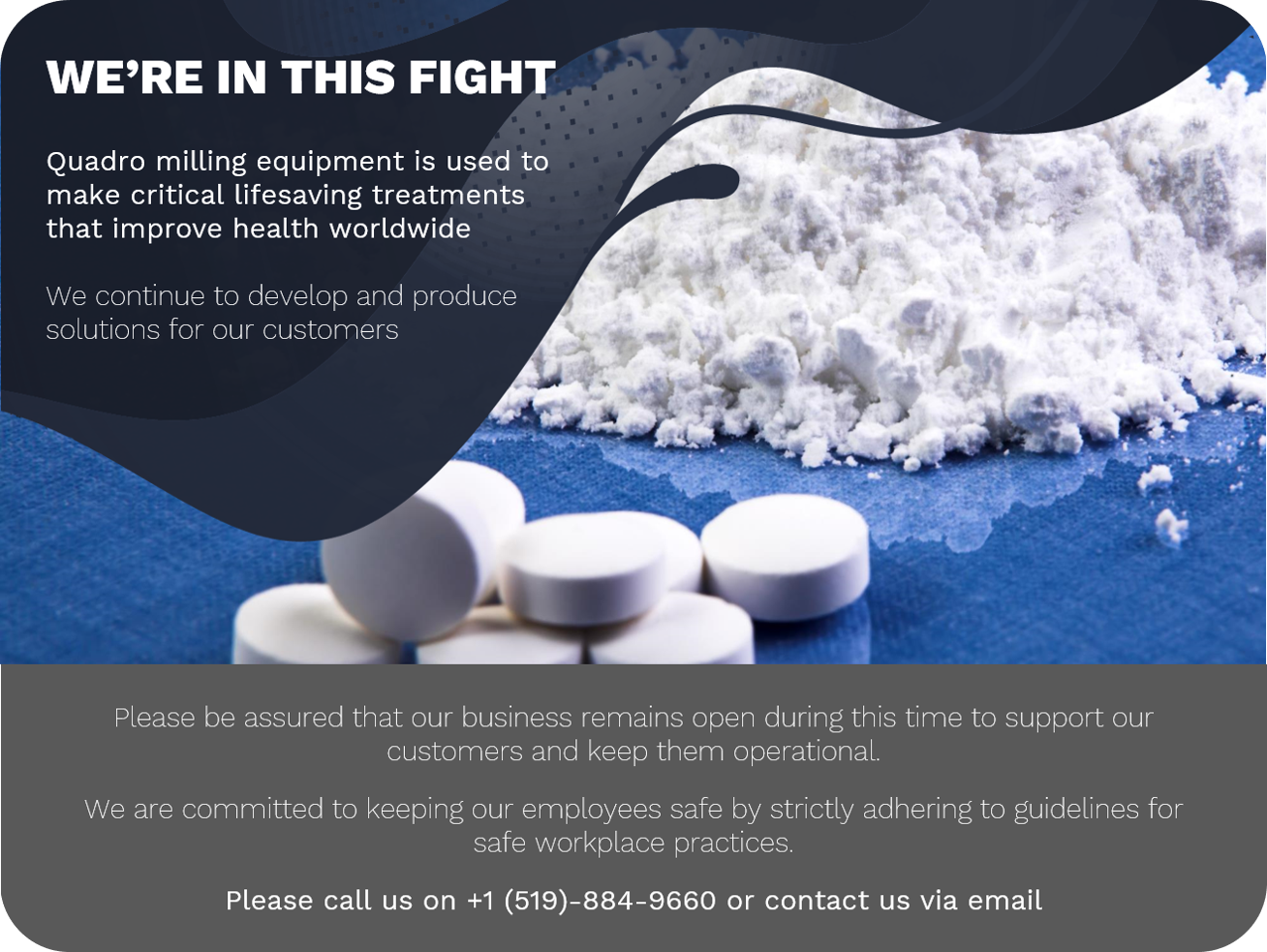 Milling Machines & Solid Particle Sizing Equipment | Quadro Mill